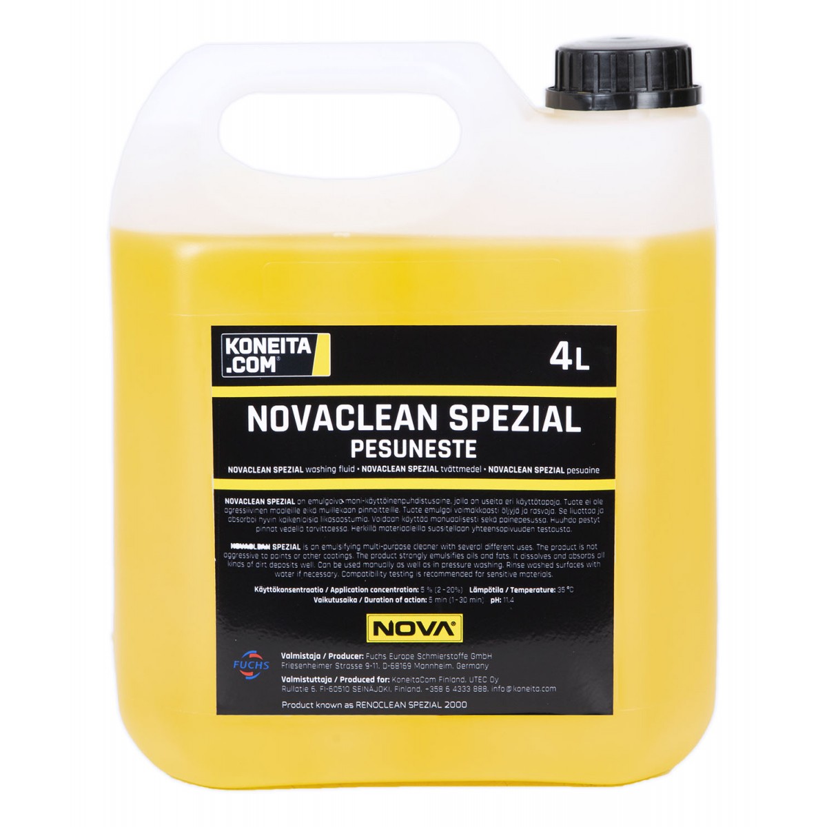 NOVACLEAN SPEZIAL - Washing liquid 4l