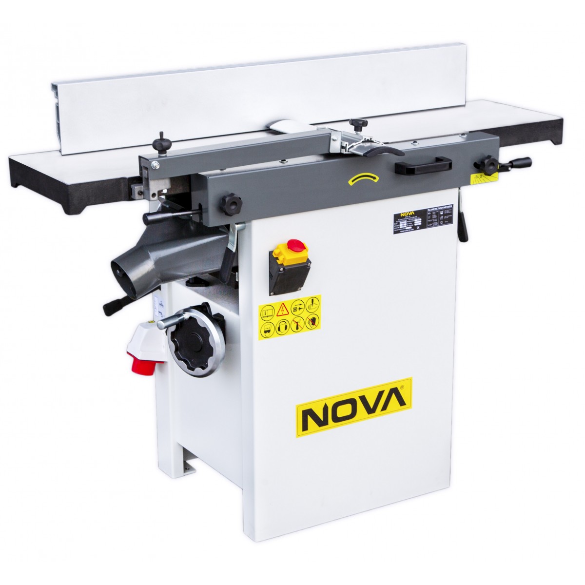 NOVA PT-310 rikt- och planhyvel med spiralfräs (helical cutter)